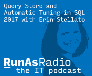 Query Store and Automatic Tuning in SQL 2017 with Erin Stellato ...